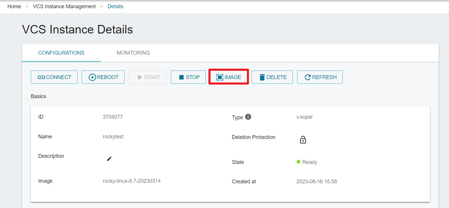 Create an image | TWS